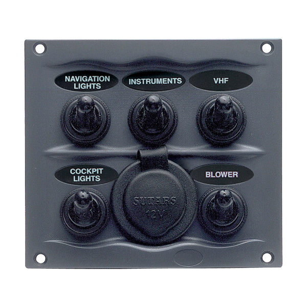 BEP Splash Proof Switch Fuse Panels – With Power Socket