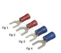 NARVA BLUE 4.3mm FORK CRIMP TERMINAL (BLISTER PACK OF 20)