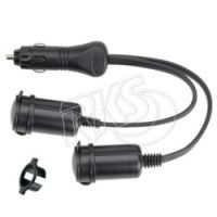 NARVA HEAVY DUTY CIG LIGHTER PLUG TO TWIN ACCESSORY SOCKETS (BLISTER P